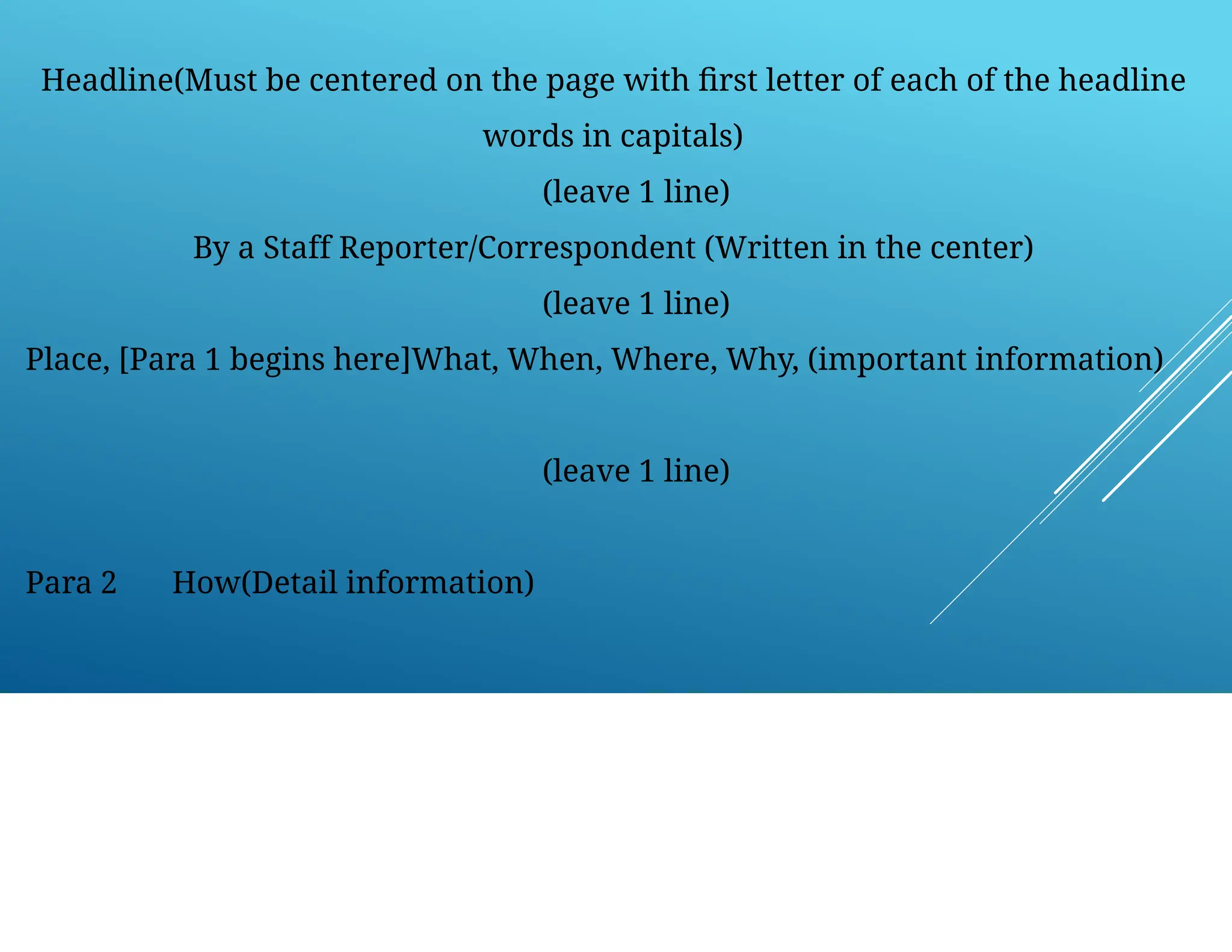 Report writing of English for Letter write | PPT