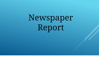 Report writing of English for Letter write | PPT