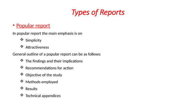 Chapter 19- Interpretation & Report writing | PPTX | Science