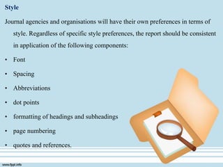 Report writing - Research Protocol | PPT