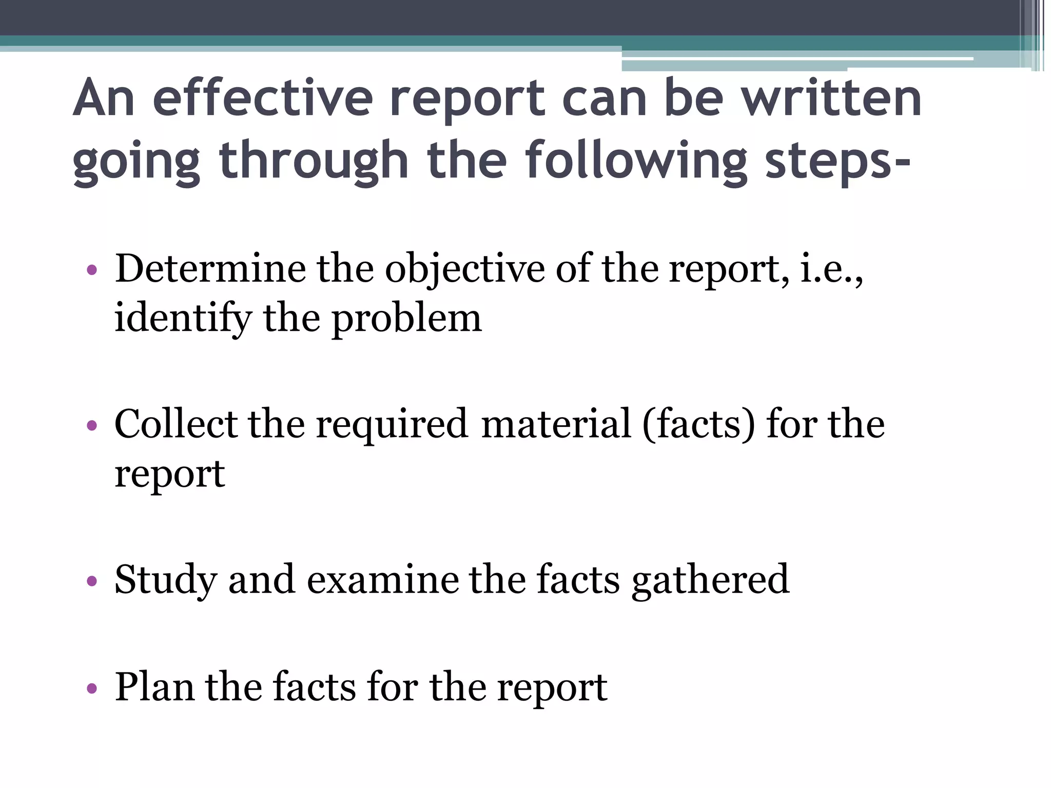 Report writing ENGLISH | DOCX