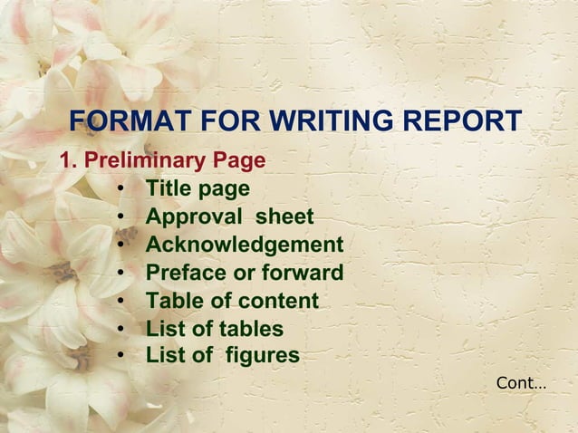 Research Report Writing | PPT
