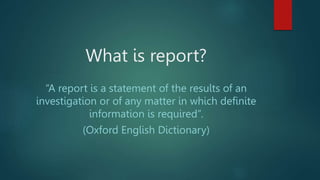 report writing .pptx | Publishing Industry | Industries