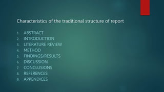 report writing .pptx