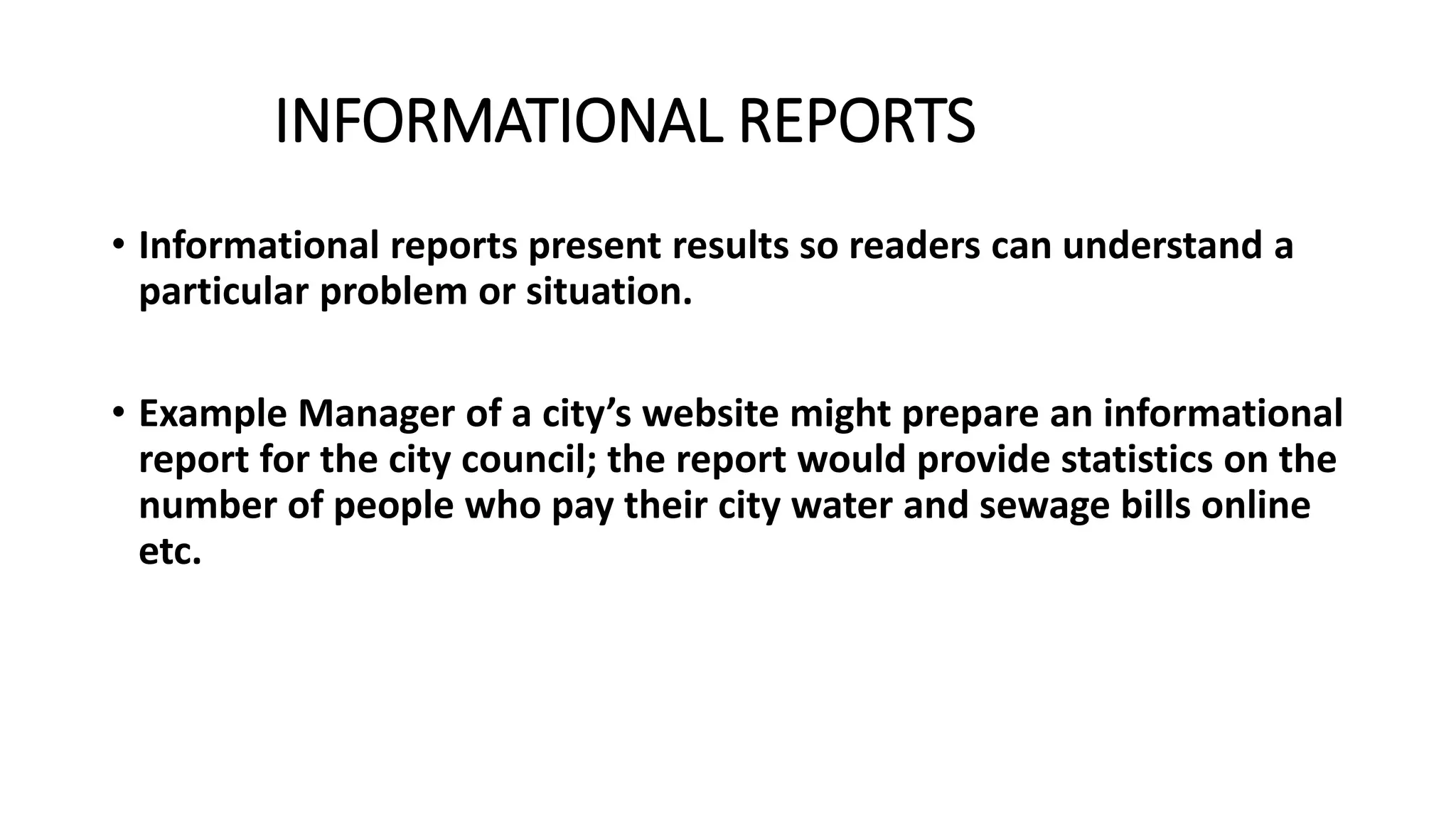 Report writing / types of report / news paper report/ | PPT | Free Download