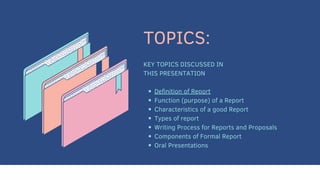 REPORT WRITINGR BUSINESS COMMUNICATION MMT 3063 | PPT