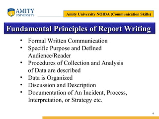 Report Writing: Basic- The Structure and Components | PPS