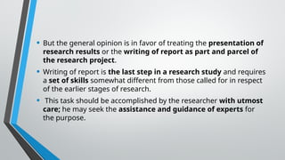 Report writing and presentation of data.pptx