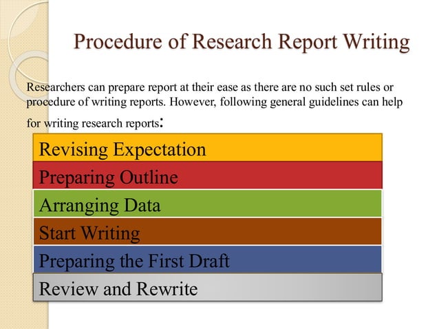 Report Writing and Techniques of Writing Research Report.pdf