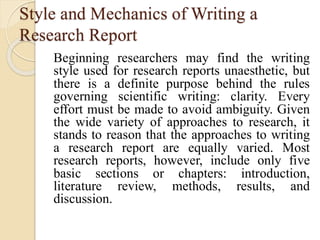 Report Writing and Techniques of Writing Research Report.pdf
