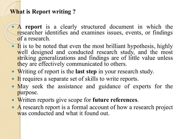 Report Writing and Techniques of Writing Research Report.pdf