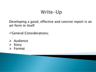 Report Writing Presentation for Students | PPT