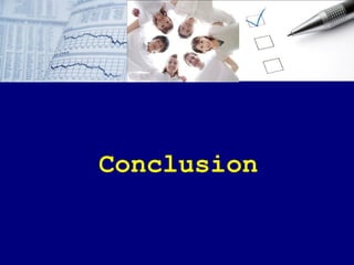 Conclusions And Recommendations