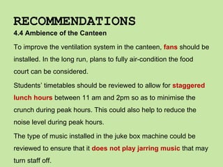 Conclusions And Recommendations