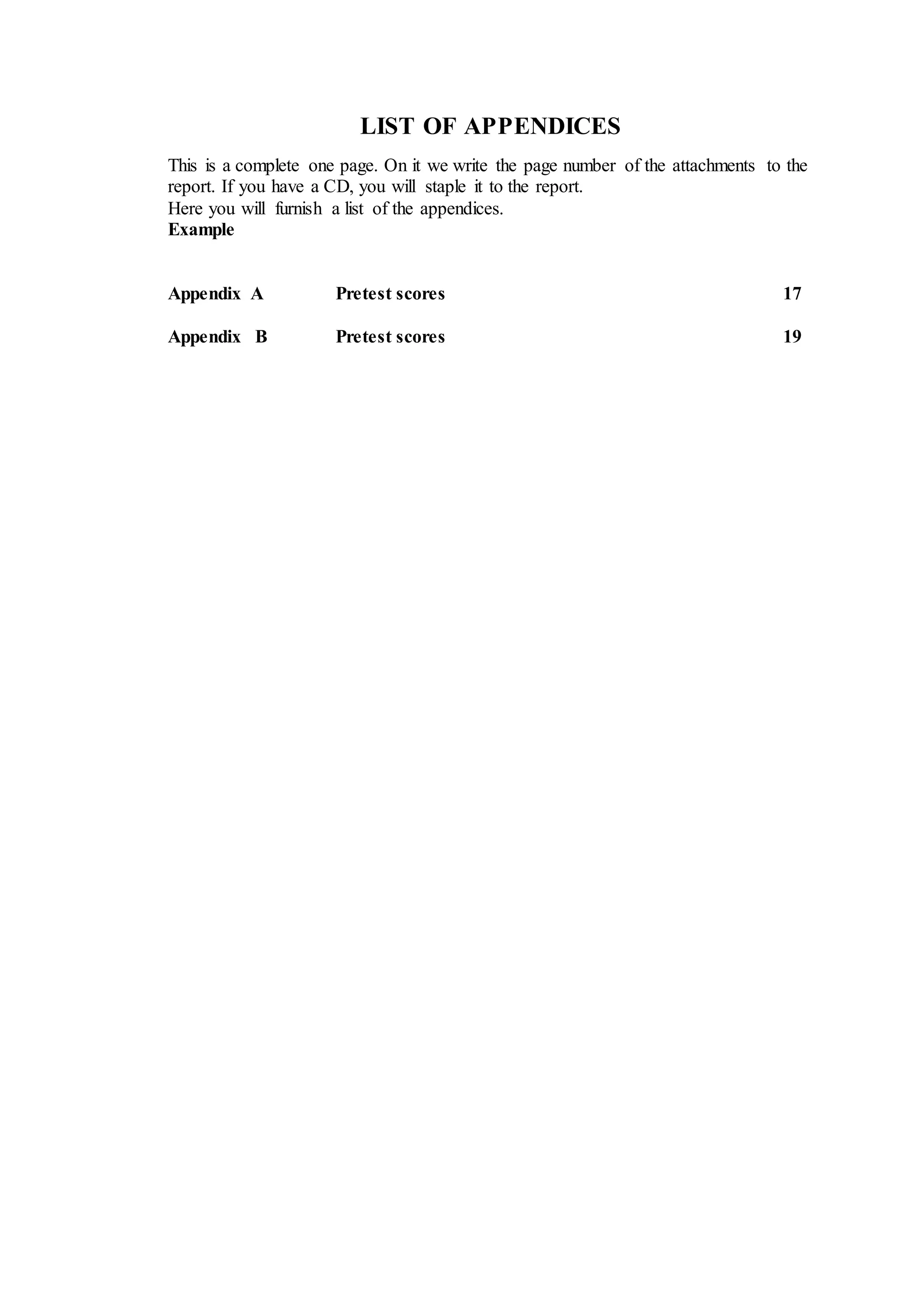 Report writing format | DOCX