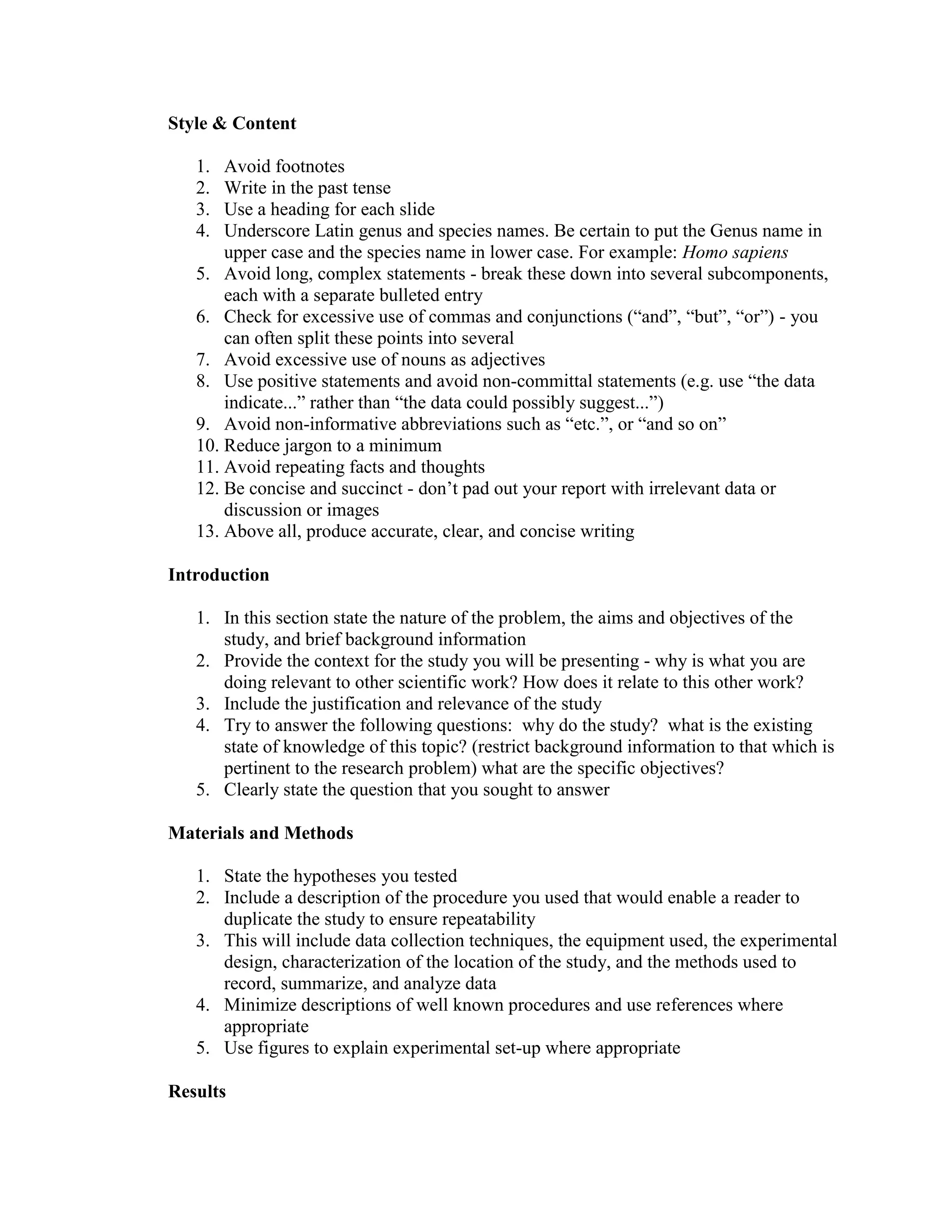 Report Writing Guide | PDF