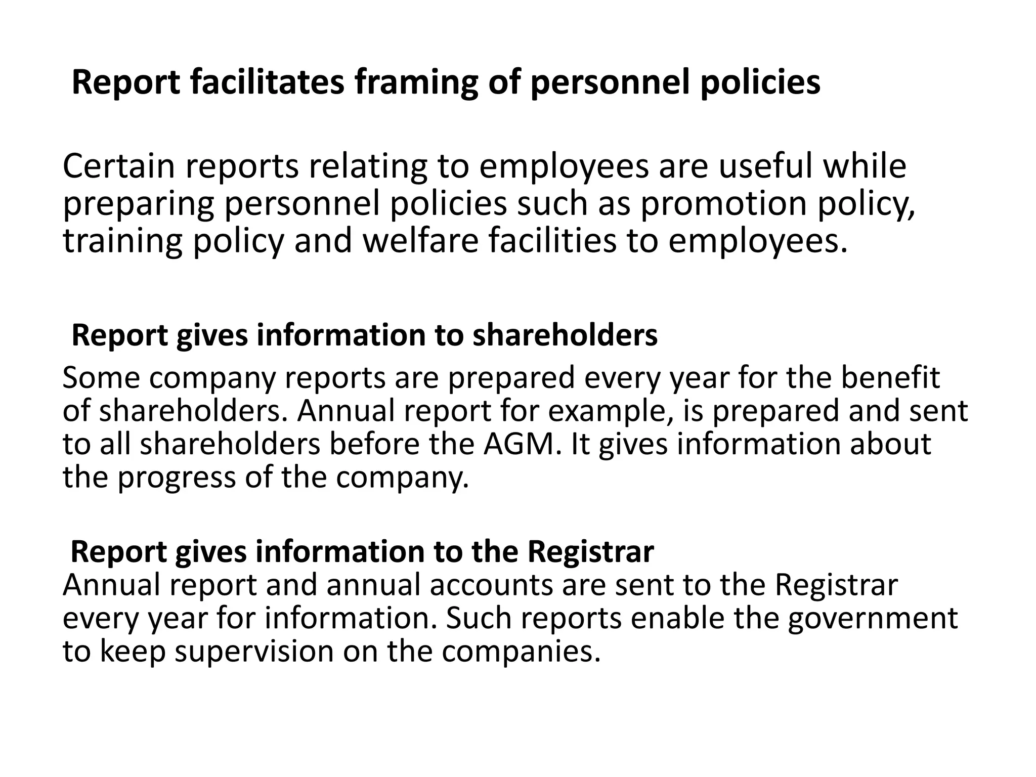 Report writing importance and uses | PPTX