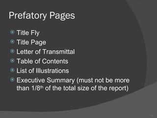 Report writing instruction manual | PPT