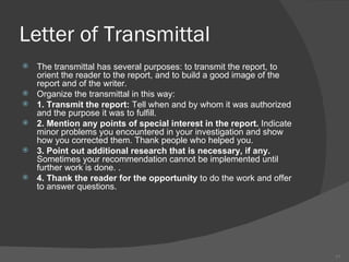 Report writing instruction manual | PPT