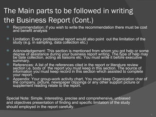Report writing instruction manual | PPT