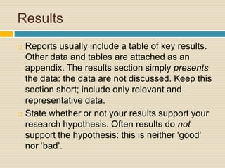 Report Writing for Academic Purposes | PPTX