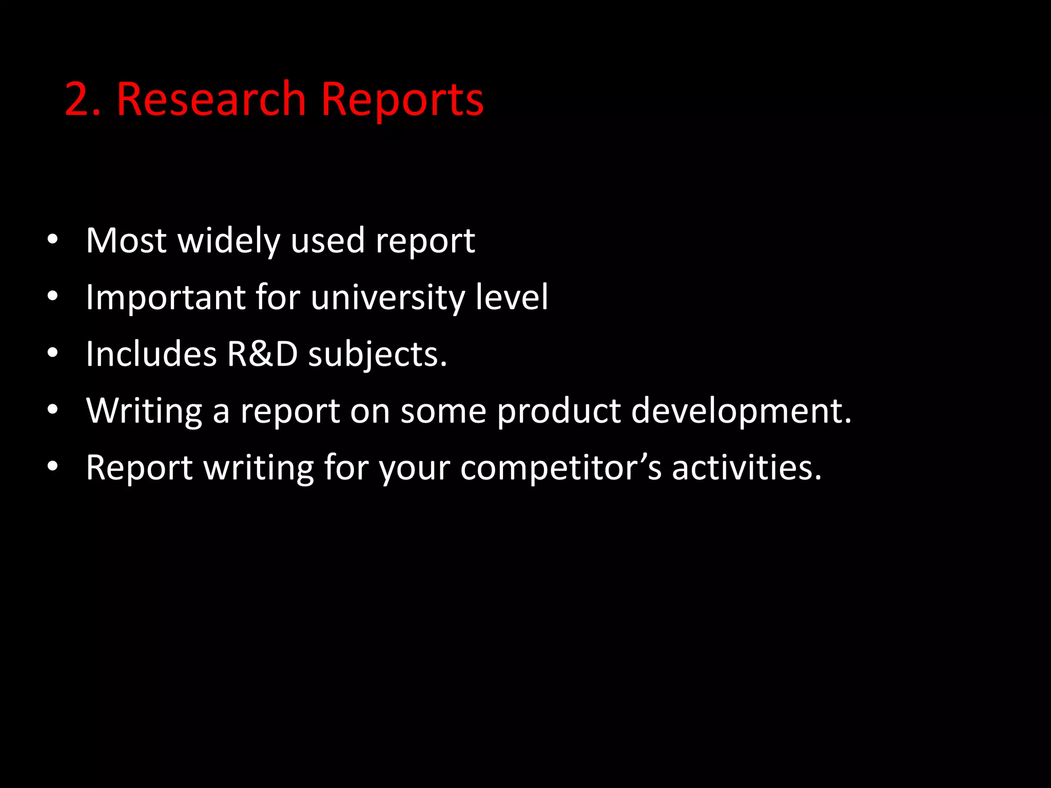 Report Writing - Music Assignment | PPTX