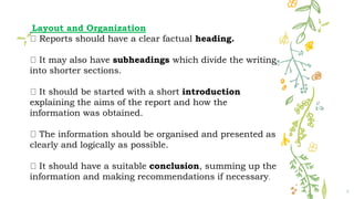 Report writing ppt | PPTX | Educational Assessment | Education