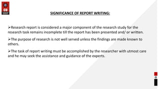 Report Writing PPT 14.pptx | Educational Assessment | Education