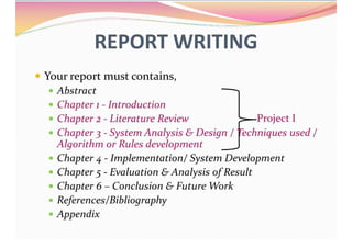 Report Writing & Preparation For Viva | PDF