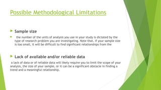 limitations,delimitaions ,assumptions and keywords | PPTX