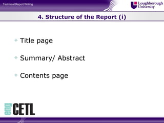 Report Writing | PPT