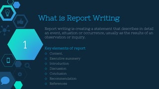 Report writing skills | PDF