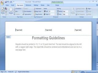Report writing standards | PPTX