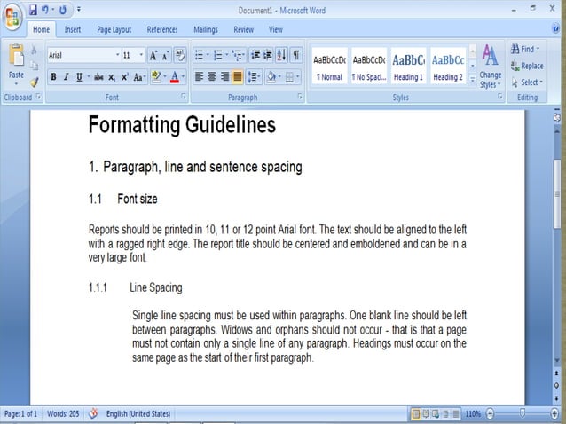 Report Writing Standards PPT report-writing-standards-ppt