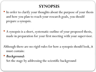 Report writing, Synopsis and Thesis.pptx