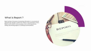 Report writng 1 communication skills BBA | PPTX