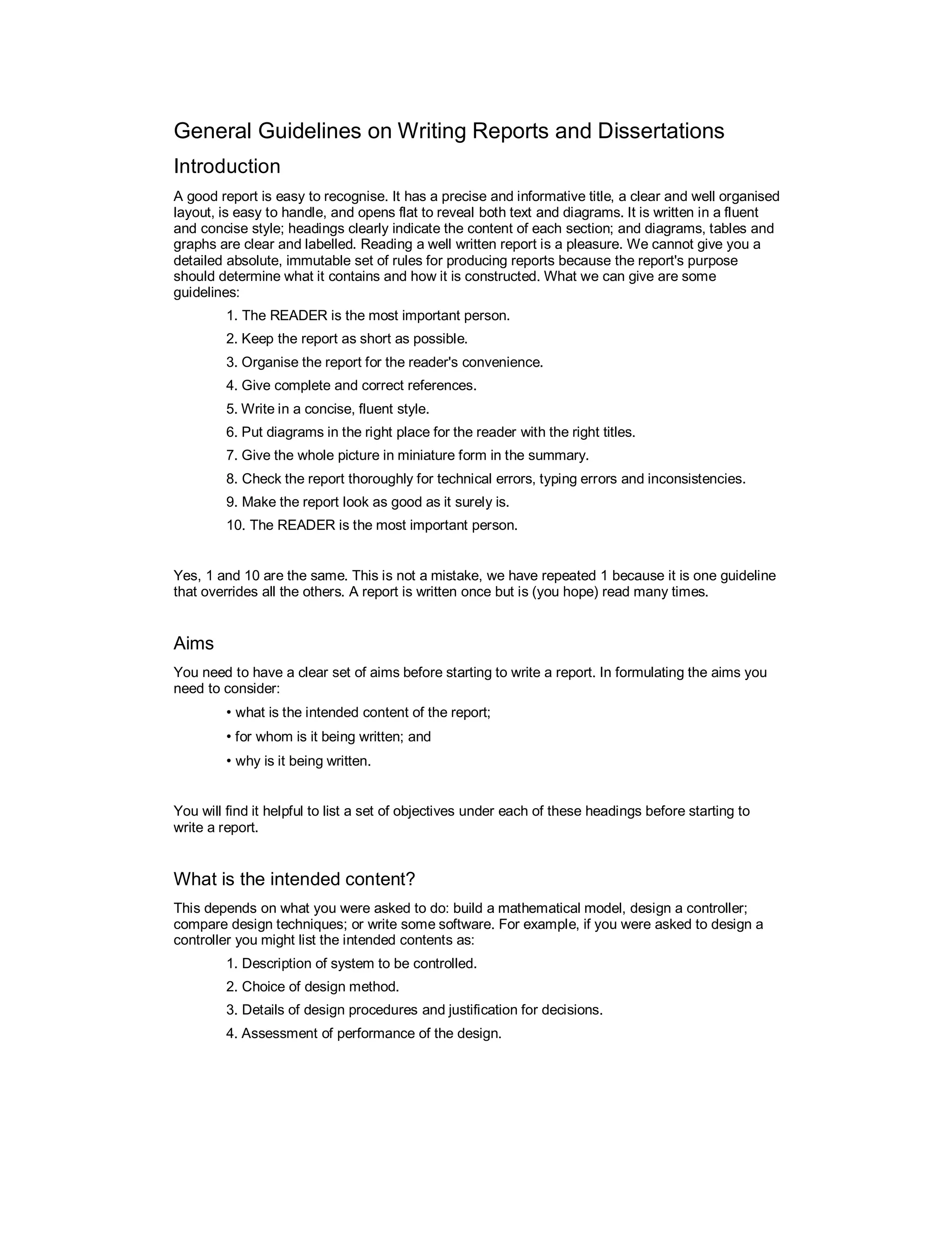 Report writting | PDF