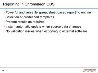 Chromatography Data System: Report your Data | PPTX