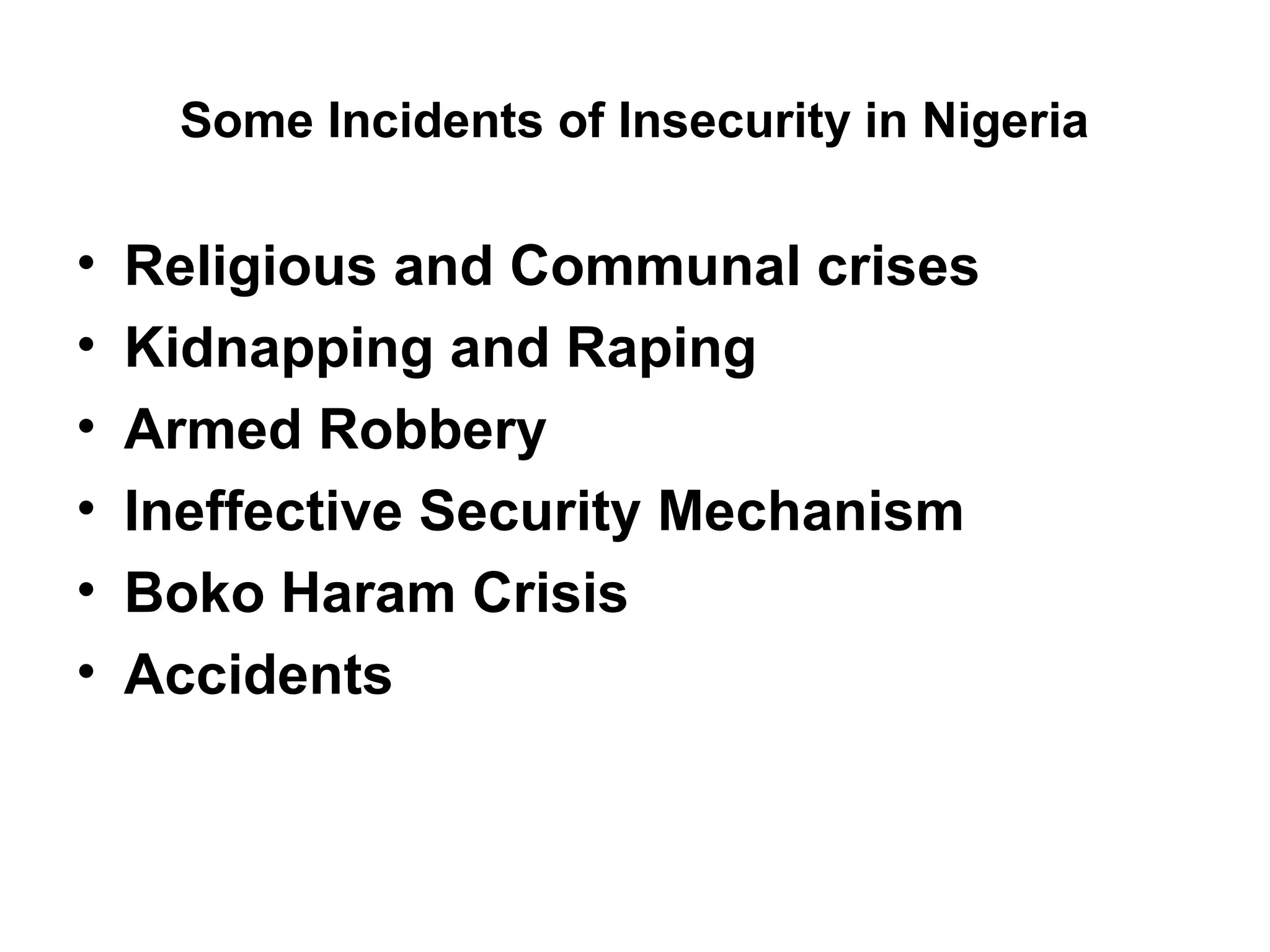 Repositioning education for security and unemployment challenges | PPT