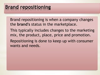Repositioning strategies | PPTX