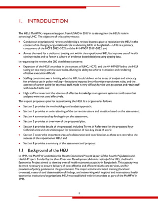 Repositioning the Health Economics Unit | PDF
