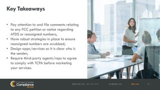 Repositioning your TCPA Strategies in a Post ACA World | PDF