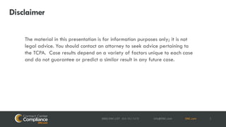 Repositioning your TCPA Strategies in a Post ACA World | PDF