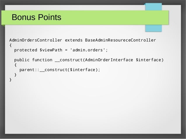 Advanced Interfaces and Repositories in Laravel