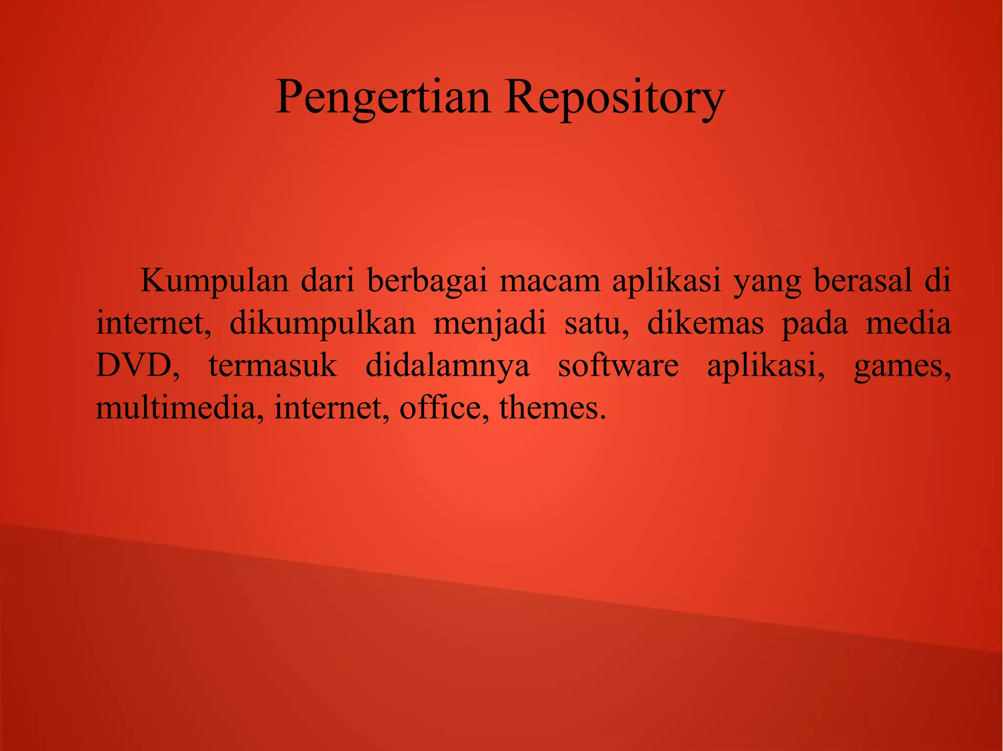 Repository Lokal | PPT