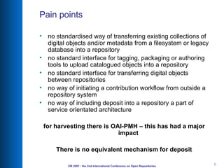 Repository Deposit Service Description | PPT | Computing | Technology ...