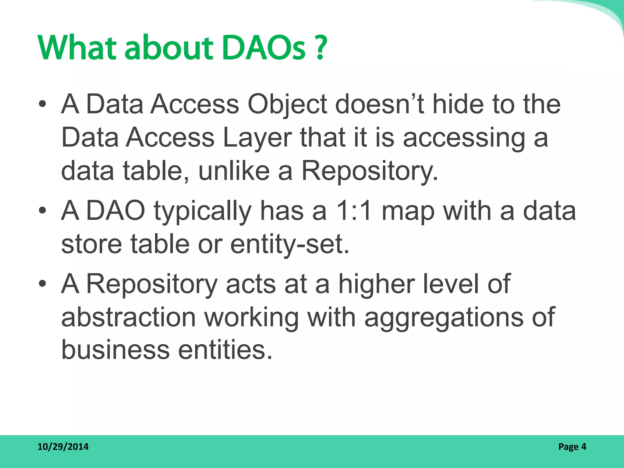 Repository and Unit Of Work Design Patterns | PDF