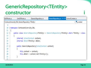 Repository and Unit Of Work Design Patterns | PDF