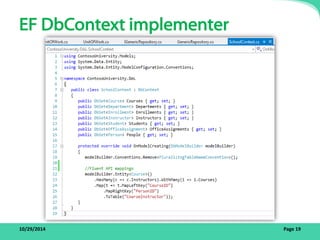 Repository and Unit Of Work Design Patterns | PDF