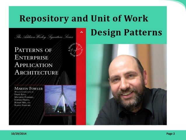 Repository and Unit Of Work Design Patterns | PDF | Databases | Computer Software and Applications